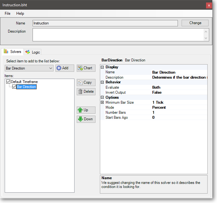 Bar Direction | SharkIndicators